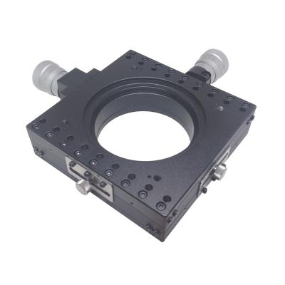 China XY Axis Manual Linear Stage Linear Optical Sliding Table Trave ±13mm Load 40kg for sale