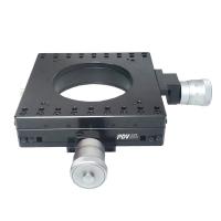 China XY Axis Manual Linear Stage Linear Optical Sliding Table Trave ±13mm Load 40kg for sale