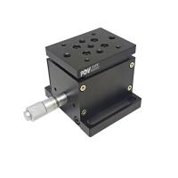 China Cross Guide Rail Type Optical Fine Adjustment Z Axis Manual Lifting Platform for sale