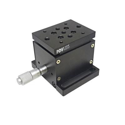 China Cross Guide Rail Type Optical Fine Adjustment Z Axis Manual Lifting Platform for sale