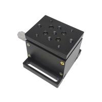 China Cross Guide Rail Type Optical Fine Adjustment Z Axis Manual Lifting Platform for sale