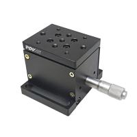China Cross Guide Rail Type Optical Fine Adjustment Z Axis Manual Lifting Platform for sale