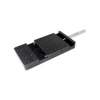 China Steel Countertop Manual Linear Stage X Axis Fine Adjustment Slide Stretch Platform for sale