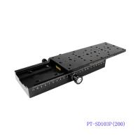 China Helical Gear Rack Driven Manual Linear Stage With Hand Wheels On Both Sides for sale