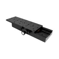 China Helical Gear Rack Driven Manual Linear Stage With Hand Wheels On Both Sides for sale