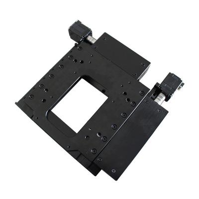 China Double Axis Motorized Linear Stage Small Lead Screw Drive XY Electric Scanning Platform for sale