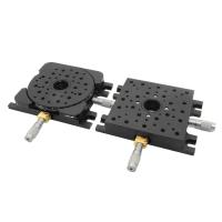 China Dual Axis 13mm Travel Xy Manual Stage Linear Displacement For Optical Microscopy for sale