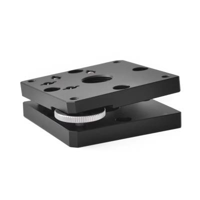 China Manual Horizontal Tilt Dual Axis Fine Adjustment Chamber Positioning Stage for sale