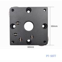 China Manual Horizontal Tilt Dual Axis Fine Adjustment Chamber Positioning Stage for sale