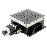 China Adjustable Height Z Axis Motorized Lab Jack 160×160mm Screw Drive for sale