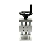 China Manual Aluminum Alloy Z Axis Platform Linear Translation for sale