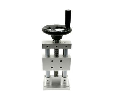 China Manual Aluminum Alloy Z Axis Platform Linear Translation for sale