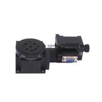 China 90 : 1 Continuous Motorized Rotation Stage Miniature Rotary Stage 60mm for sale