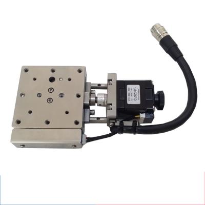 China Stainless Steel Motorized Linear Stage Ball Screw Linear Stage  20mm Thickness for sale