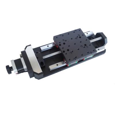 China X Axis High Speed Motorised Linear Stage Black Anodized 50mm/Sec for sale