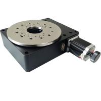 China Black Anodized Low Profile Motorized Rotation Stage 180 : 1 for sale