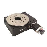 China Black Anodized Low Profile Motorized Rotation Stage 180 : 1 for sale