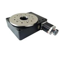 China Black Anodized Low Profile Motorized Rotation Stage 180 : 1 for sale