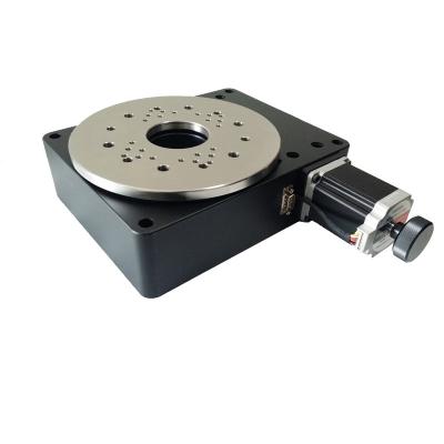 China Black Anodized Low Profile Motorized Rotation Stage 180 : 1 for sale