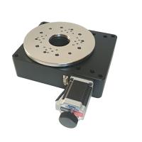 China Black Anodized Low Profile Motorized Rotation Stage 180 : 1 for sale