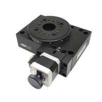 China 100mm Electric Motorized Rotation Stage Worm Gear Durable for sale