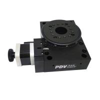 China 100mm Electric Motorized Rotation Stage Worm Gear Durable for sale