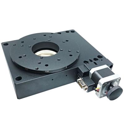 China 360 Degree High Precision Rotation Stage 150mm Electric Rotating Table for sale