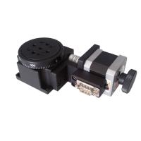 China Multifunction Worm Gear Motorized Rotation Stage For Vacuum for sale