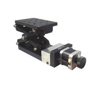 China Scissor Type Motorized Lab Jack Optical Sliding Lift 15mm Stroke for sale