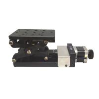 China Scissor Type Motorized Lab Jack Optical Sliding Lift 15mm Stroke for sale