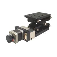 China Scissor Type Motorized Lab Jack Optical Sliding Lift 15mm Stroke for sale