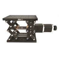 China Z Axis Lifting Scissor Lab Jack High Precision Electric Hydraulic Scissor Lift Table 220mmX140mm for sale