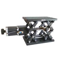 China Z Axis Lifting Scissor Lab Jack High Precision Electric Hydraulic Scissor Lift Table 220mmX140mm for sale