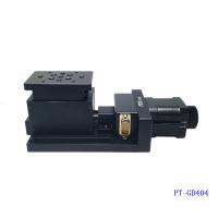 China 10mm Travel Linear Slide Axis Motorized Lab Jack With Grinding Screw for sale