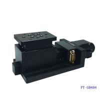 China 10mm Travel Linear Slide Axis Motorized Lab Jack With Grinding Screw for sale