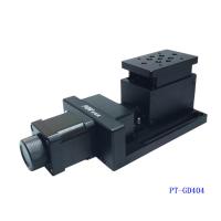 China 10mm Travel Linear Slide Axis Motorized Lab Jack With Grinding Screw for sale