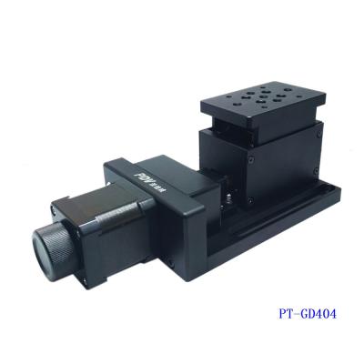 China 10mm Travel Linear Slide Axis Motorized Lab Jack With Grinding Screw for sale