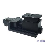 China 10mm Travel Linear Slide Axis Motorized Lab Jack With Grinding Screw for sale