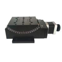 China 45 Degree Motorized Goniometer Stages 80mm×80mm Platform for sale