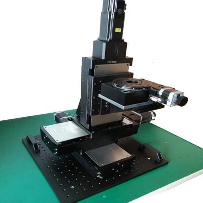 China Four Dimensional XYZR High Precision XY Table 150mm×150mm Size for sale