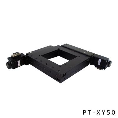 China 50mm Travel Motorized Xy Microscope Stage Electric Aluminium Alloy for sale