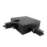 China 170mm Travel Electric Motorized XY Stage Table Crossed Roller Bearing for sale