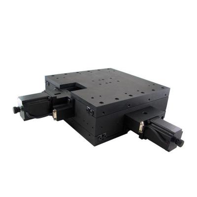 China 170mm Travel Electric Motorized XY Stage Table Crossed Roller Bearing for sale