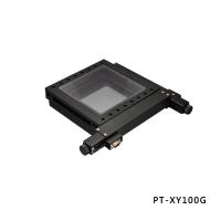 China Cross Roller Black Anodized Motorized XY Stage 100mm Travel for sale