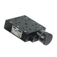 China Micrometer Drum Adjustment Stage X Axis Moving Platform Manual Linear Stage for sale