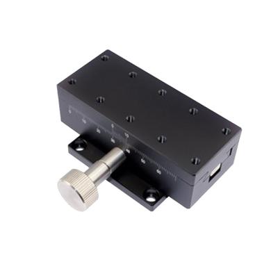 China Dovetail Chute Slide Manual Linear Stage Rack And Pinion Drive for sale