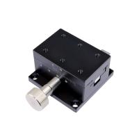China Dovetail Chute Slide Manual Linear Stage Rack And Pinion Drive for sale