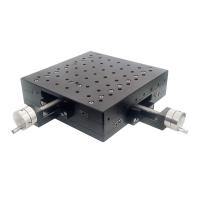 China 200mm×200mm×60mm Manual Linear Stage XY Motion Stage Grinding Screw for sale