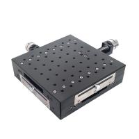 China 200mm×200mm×60mm Manual Linear Stage XY Motion Stage Grinding Screw for sale