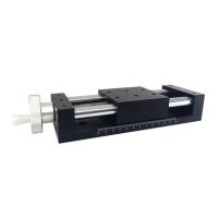 China High Strength Aluminum Alloy Manual Linear Stage Black Anodizing for sale